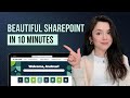How To Create A Sharepoint Homepage In Minutes Sharepoint ...