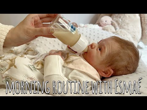 A Relaxing Morning Routine With Newborn Baby Esmaг рџ ё Emilyxreborns Youtube