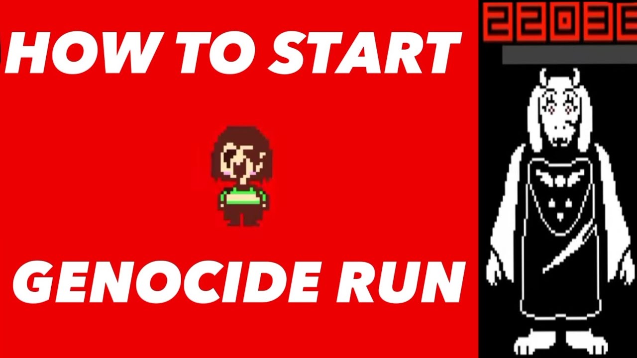 Starting A Genocide Run What You Need To Know Undertale Youtube