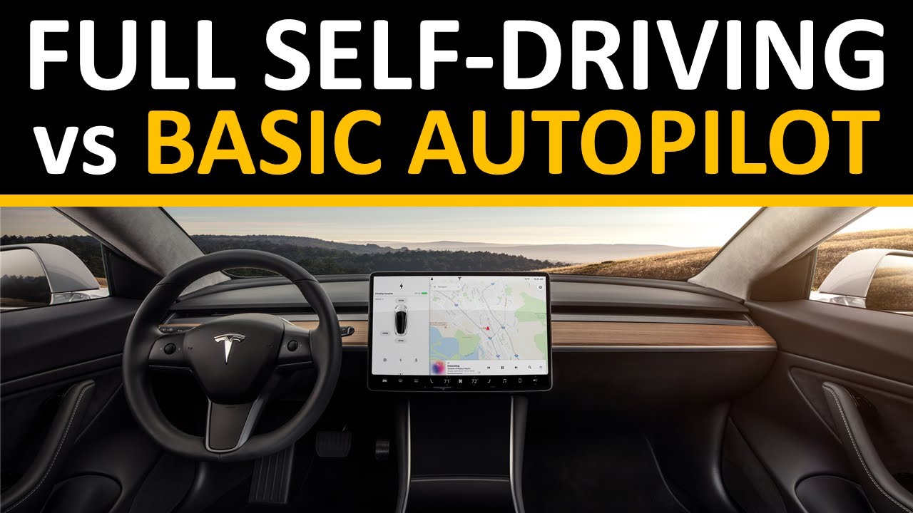 Tesla Full Self Driving Vs Basic Autopilot Is Fsd Worth An Extra 8k