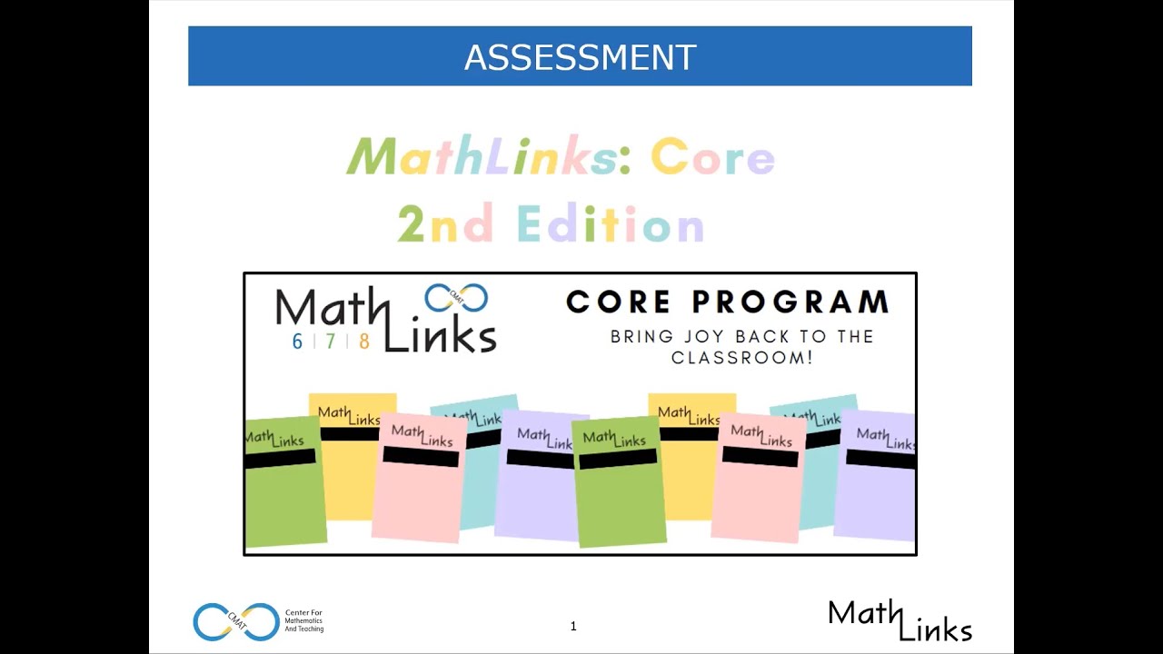 06 Mathlinks Core Assessments Youtube
