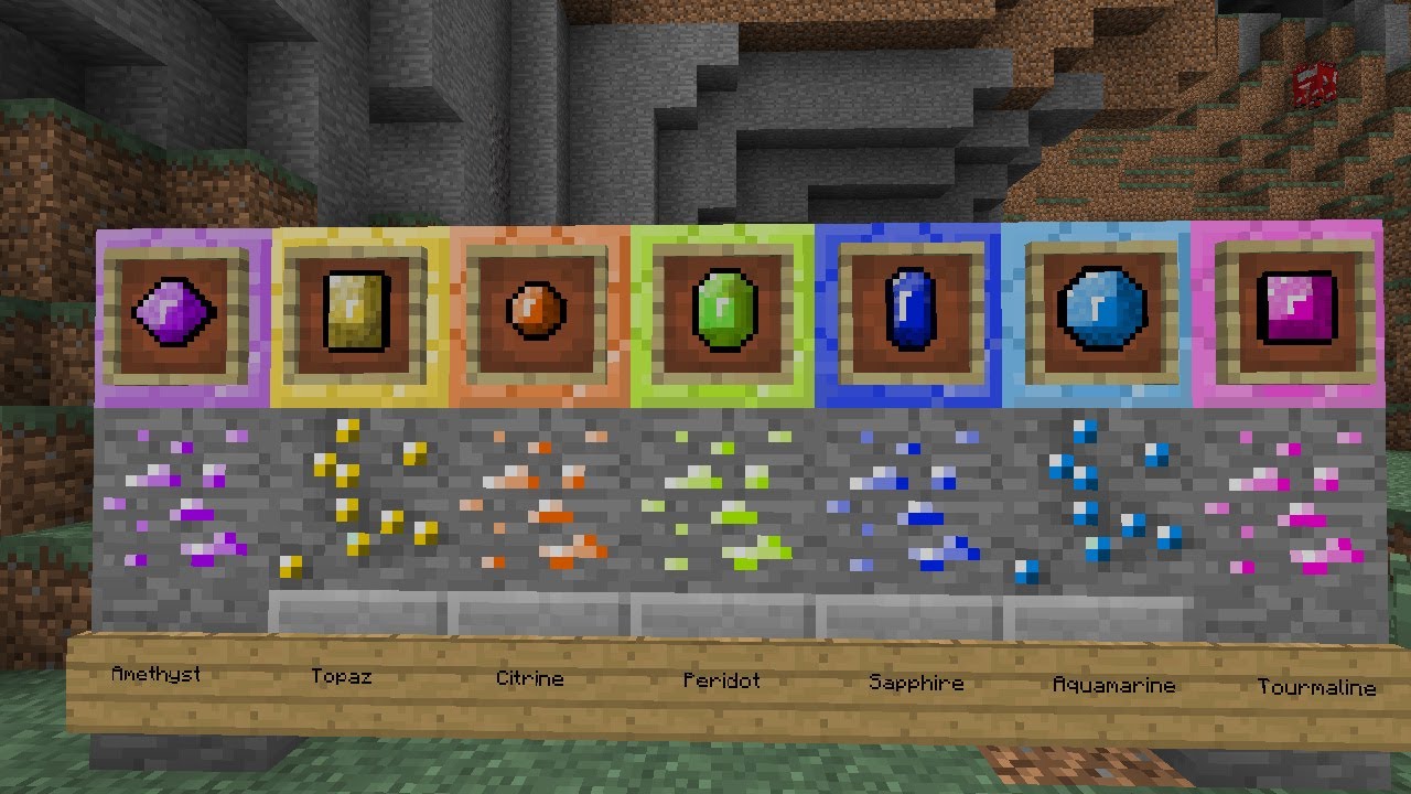 The Power Gems Mod A Minecraft Mod Showcase Youtube