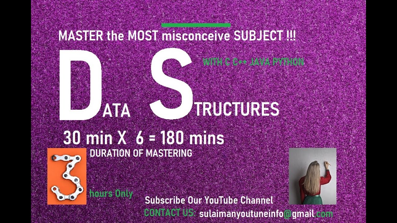 Data Structures With C C Java And Python Youtube