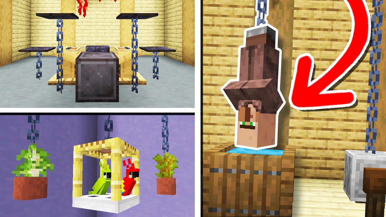 10 Chain Build Tricks Tips In Minecraft Bedrock 1 16 Part Iii