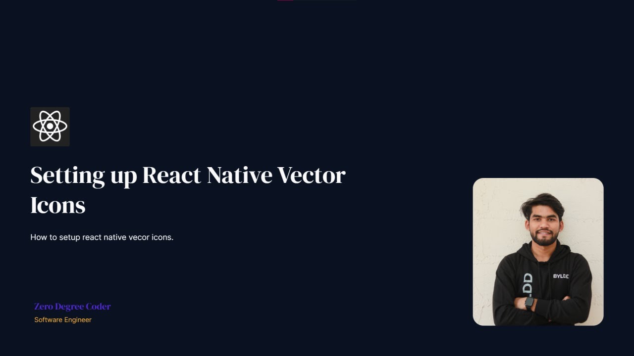 How To Setup React Native Vector Icons Mastering React Native Vector