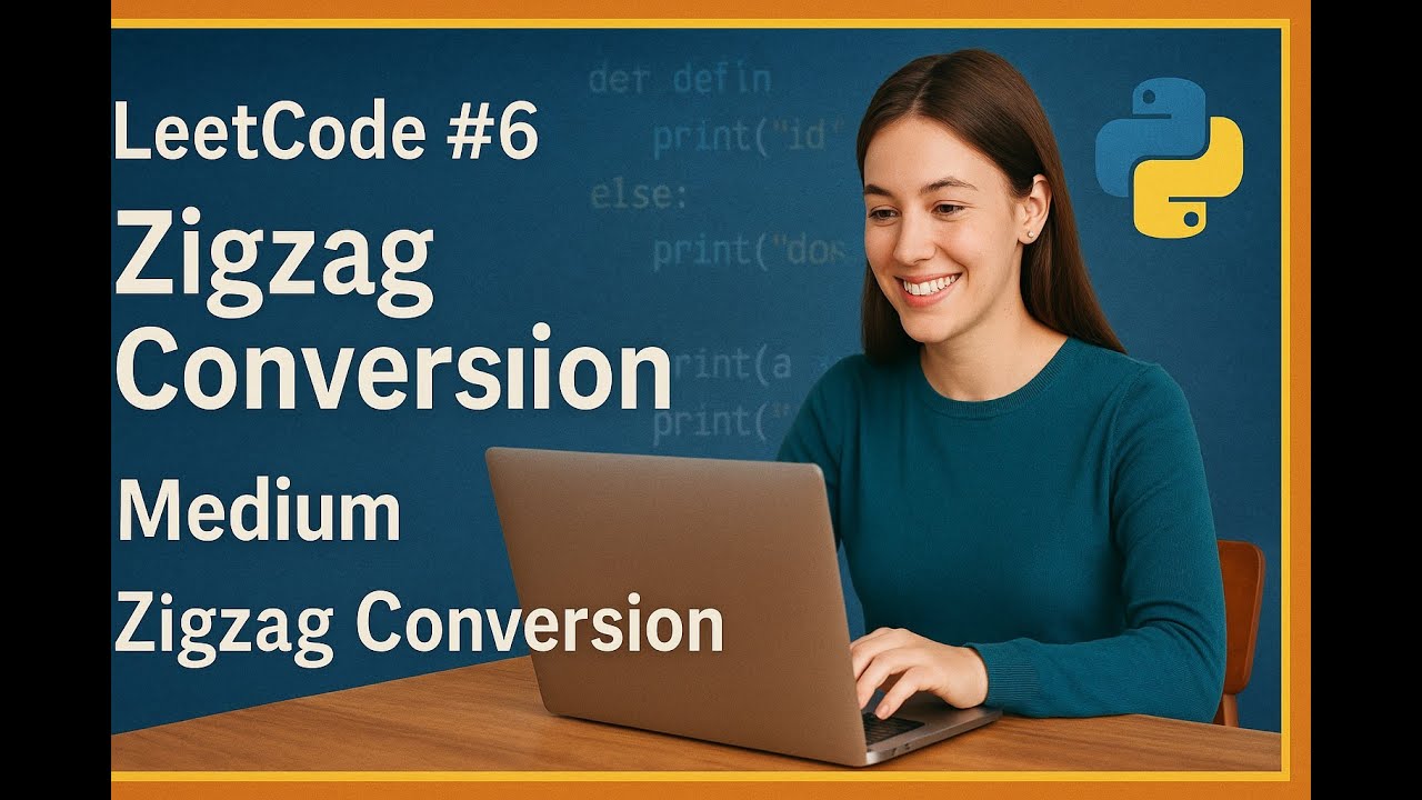Leetcode 6 Zigzag Conversion Medium Youtube