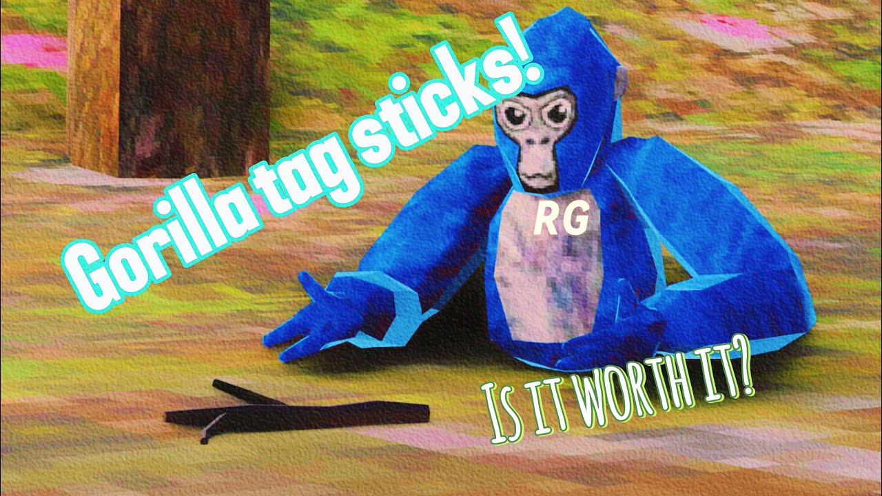 I Got Gorilla Tag Sticks Review Is It Worth It Test Youtube