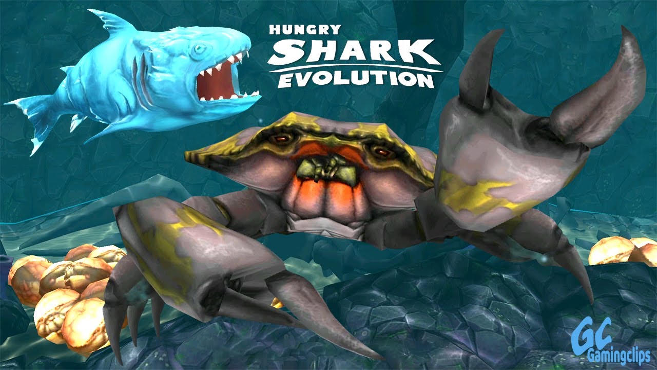 Hungry Shark Evolution Ice Shark Vs Giant Crab Where Have All The Snow