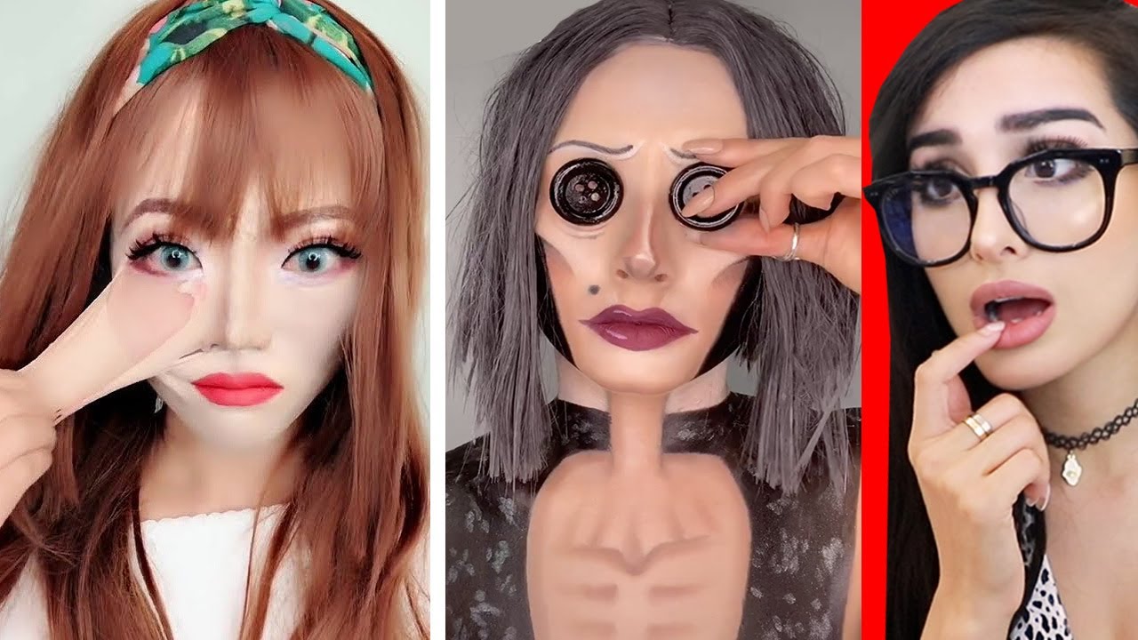 Crazy Halloween Tik Tok Makeup Transformations Youtube