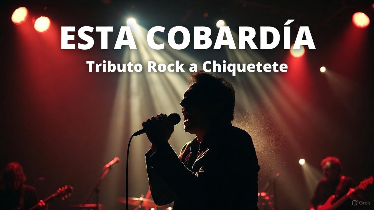Esta Cobardía Cover Rock Tributo Rock A Chiquetete Youtube