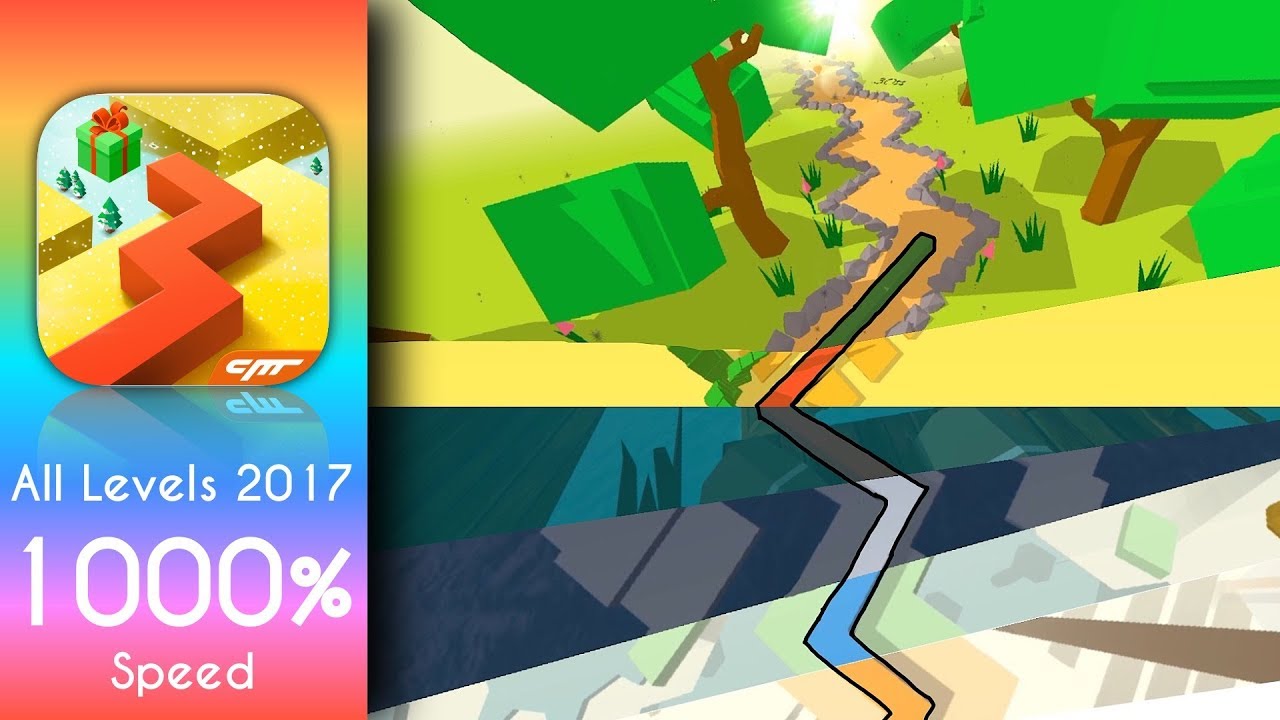 Dancing Line All Levels 2017 1000 Speed Ios Widescreen Youtube