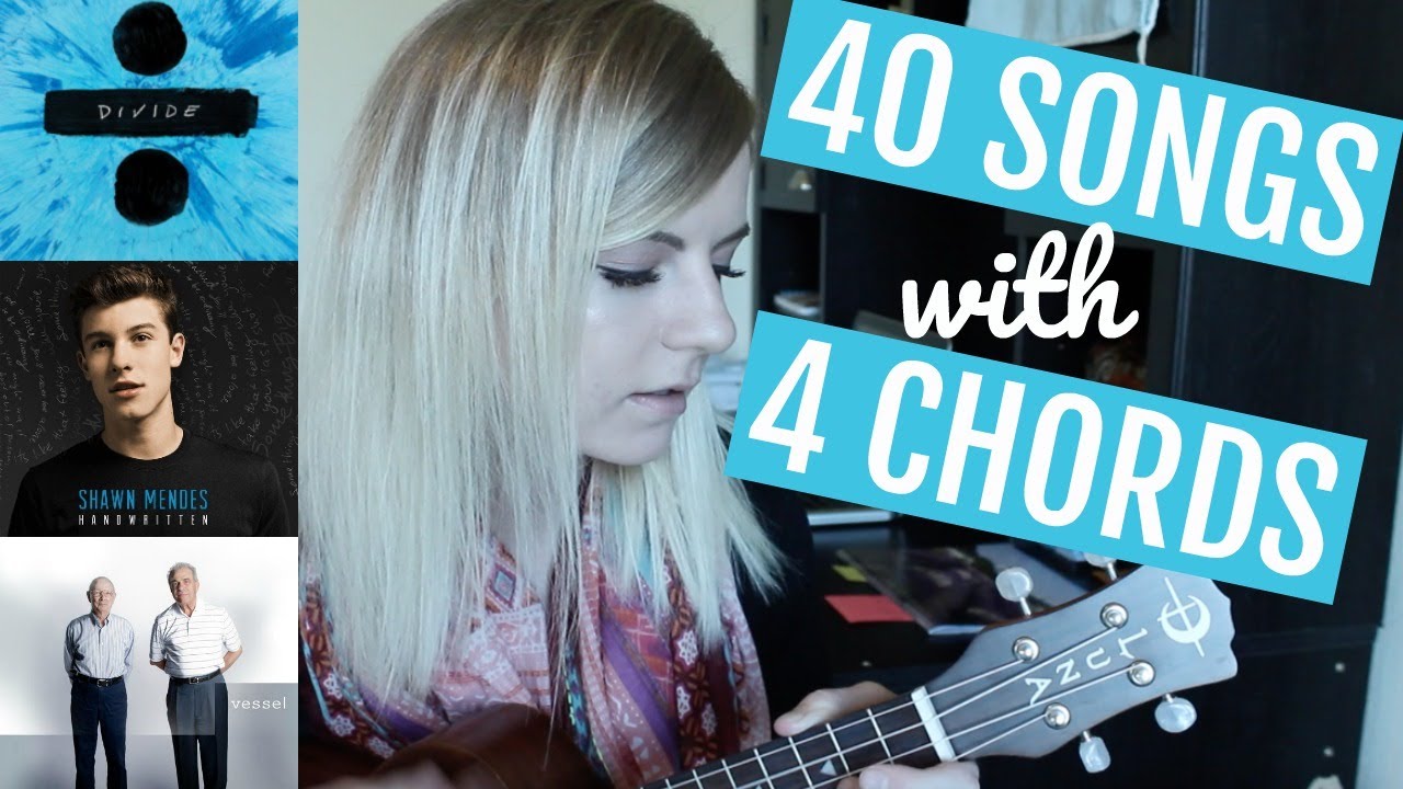 4 Basic Chords 40 Songs On Ukulele Youtube