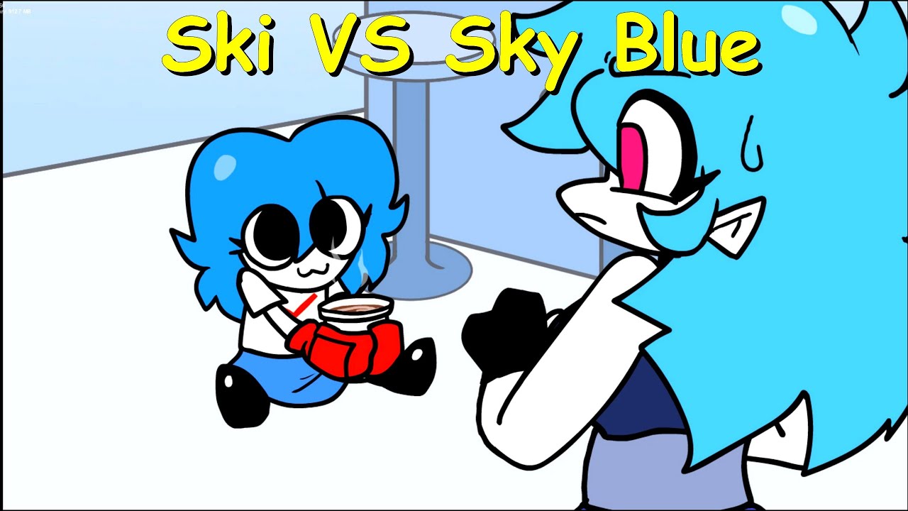 Friday Night Funkin Ski Vs Sky Blue Sporting Song Fnf Mod Hard
