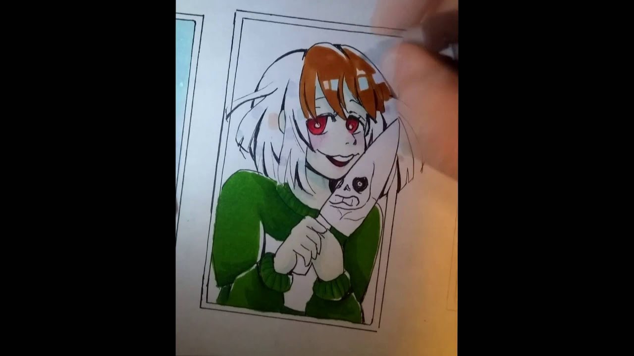 Chara Speed Draw Undertale Youtube