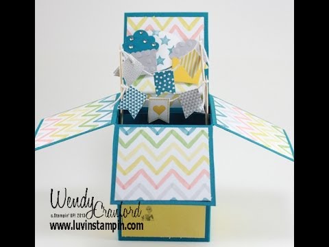 Pop Up Box Card Tutorial Youtube