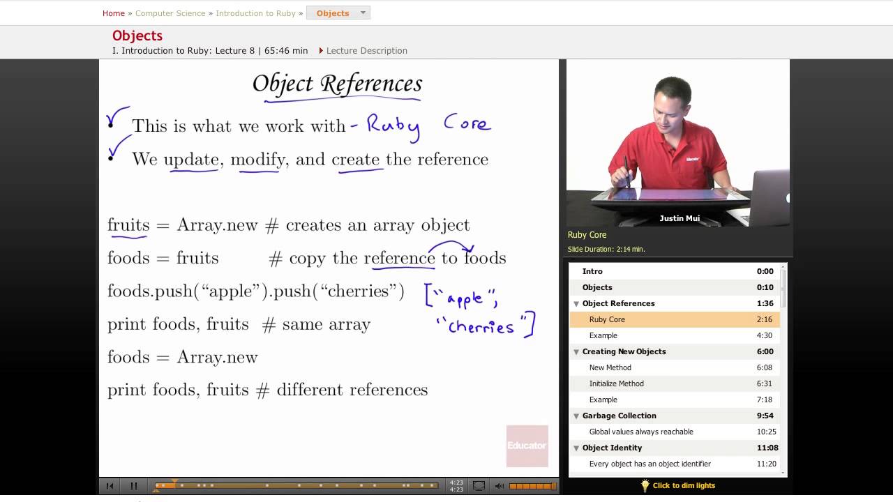 Ruby Objects Youtube