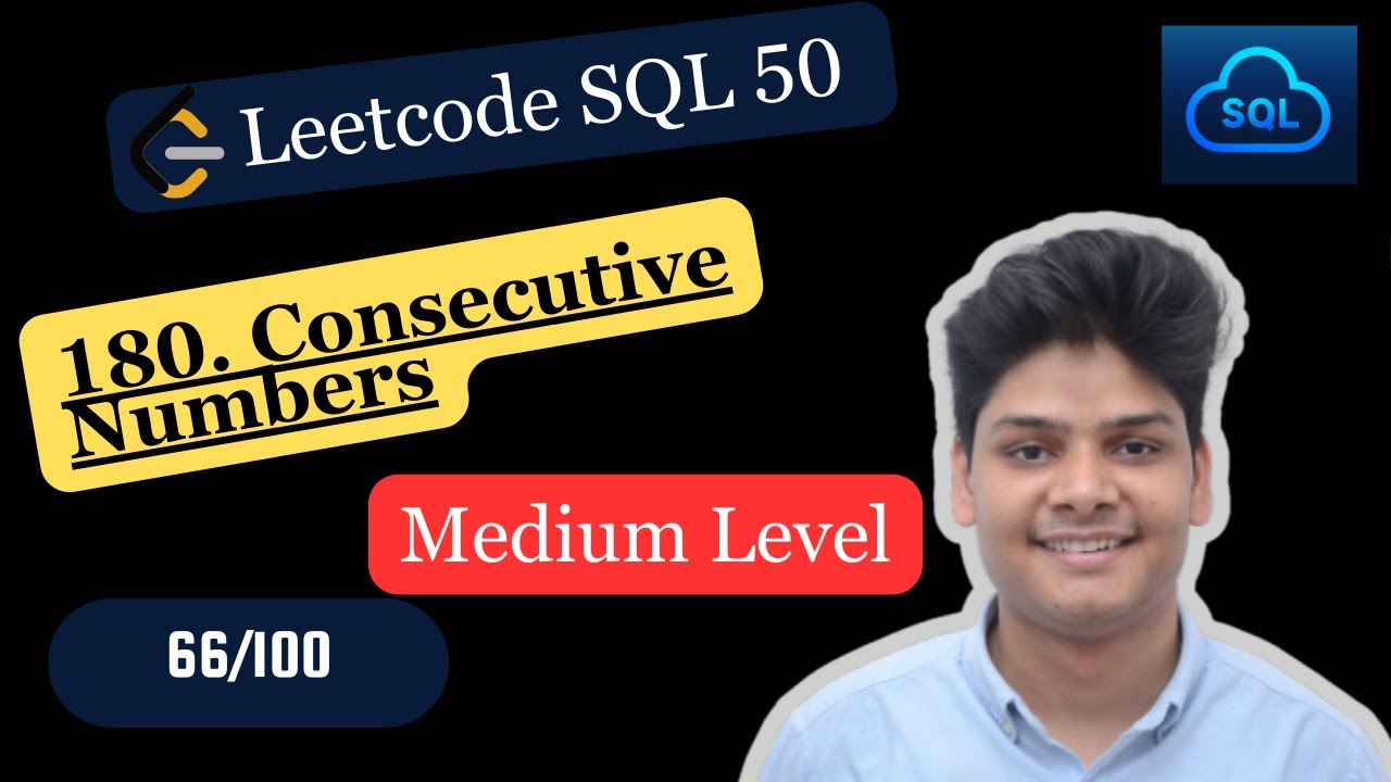 180 Consecutive Numbers Day 66 Of 100 Days Of Sql Challenge