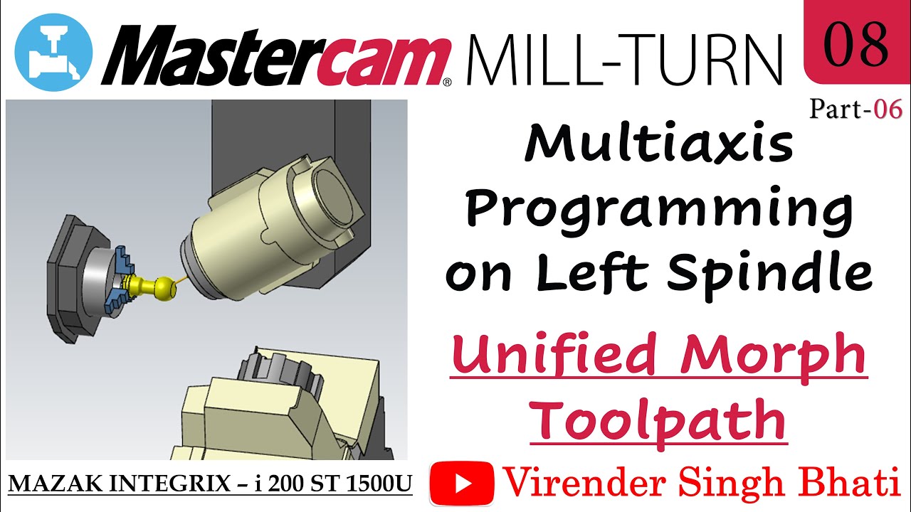 Mastercam Mill Turn Programming How To Create Multiaxis Programming