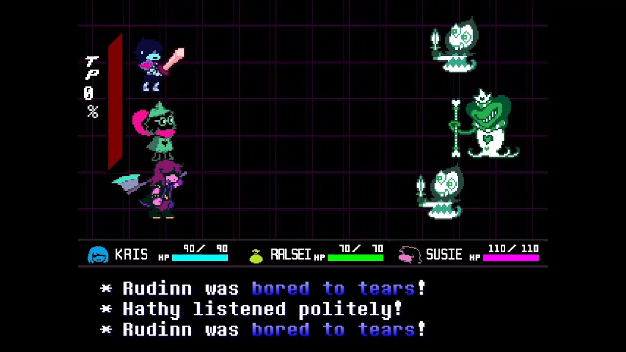 Deltarune Chapter 1 You Can Use The Manual To Instantly Pacify