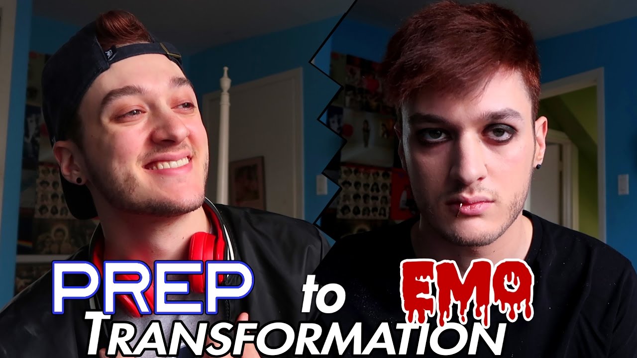 Preppy To Emo Transformation Youtube