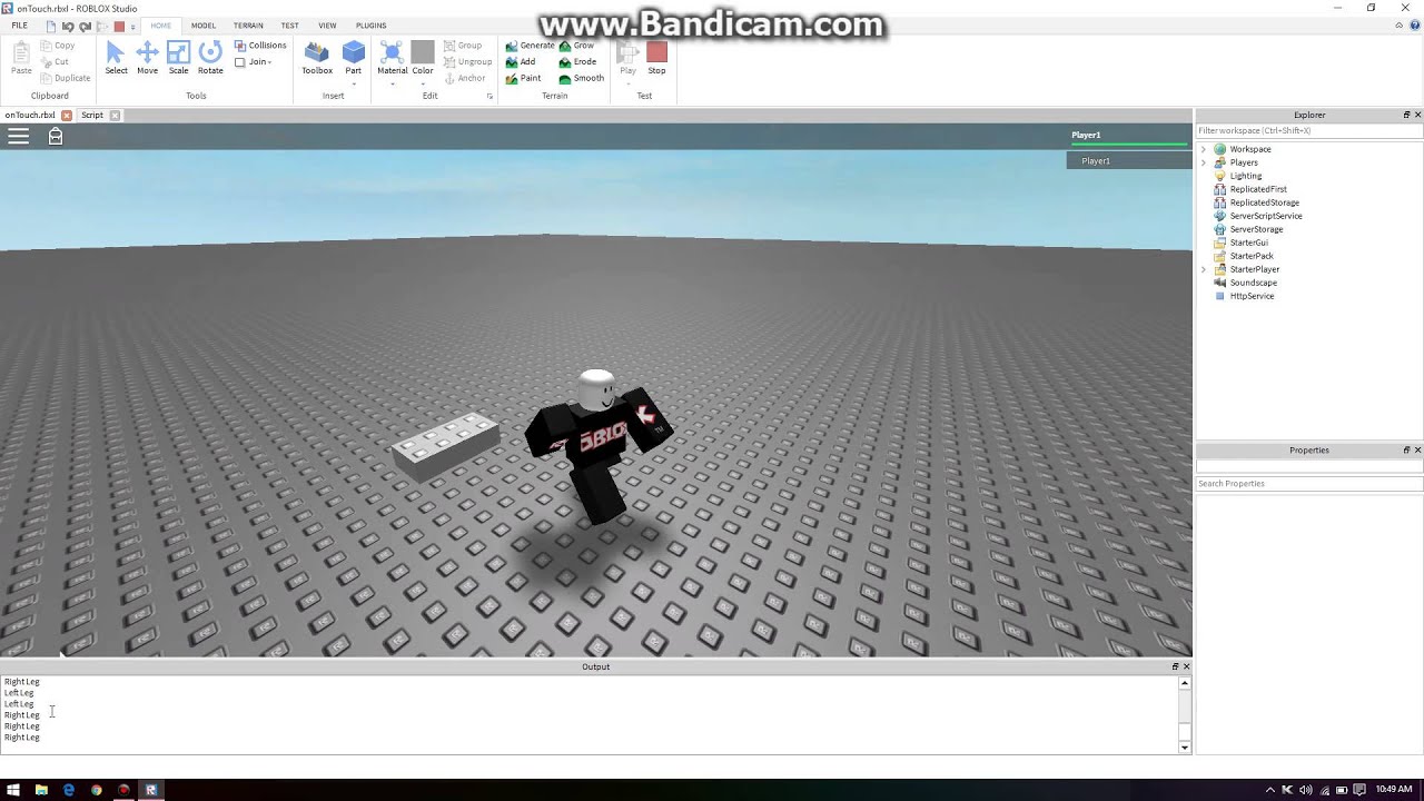 Roblox Studio Touch Event Youtube