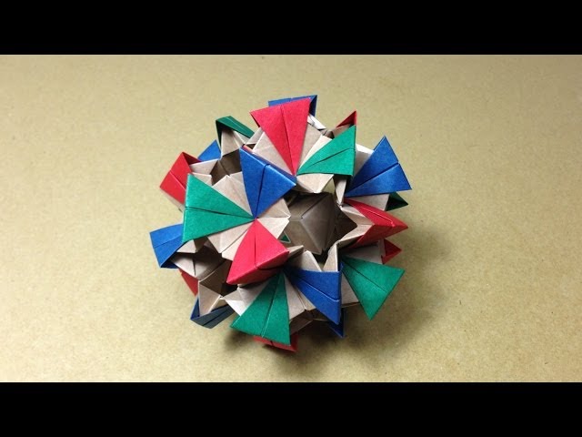 Modular Sonobe Origami Ball Instructions
