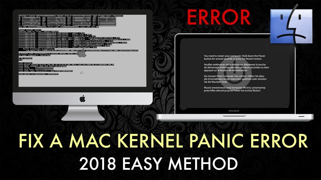 Mac How To Fix A Kernel Panic Os Upgrade Startup Boot Error 2018