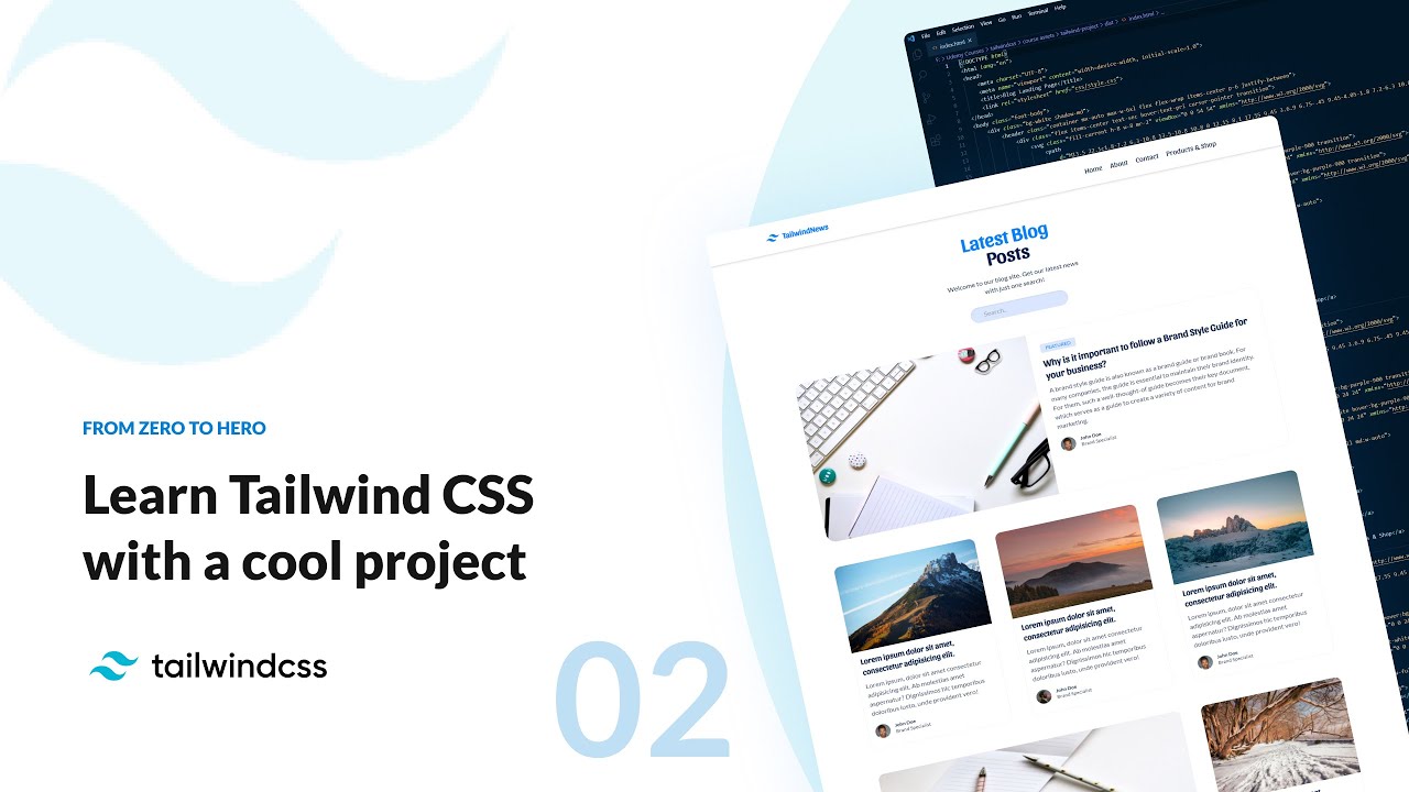 Tailwind Css Tutorial For Beginners 2 Tailwind Css Setup Youtube