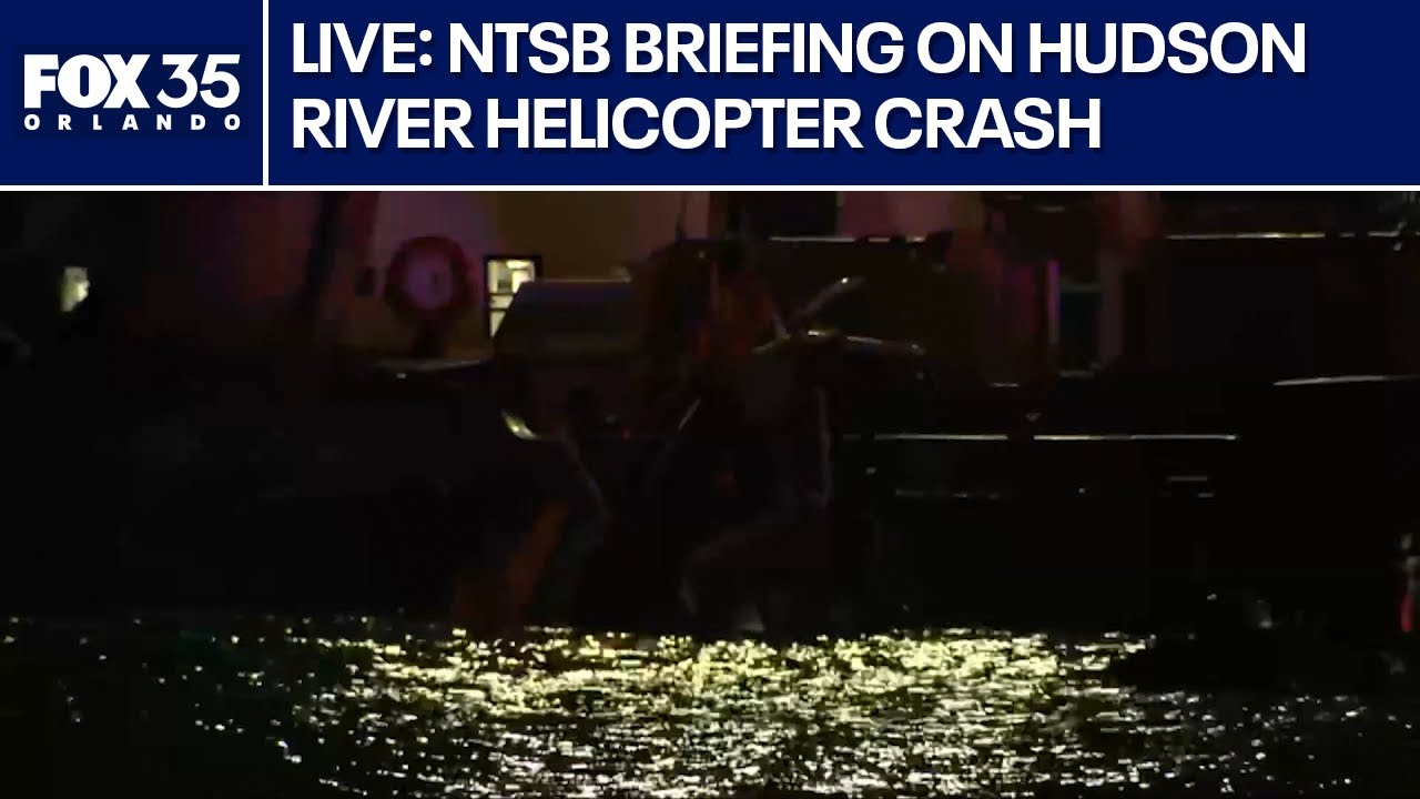 Live Ntsb Gives Update On Deadly Hudson River Helicopter Crash Youtube