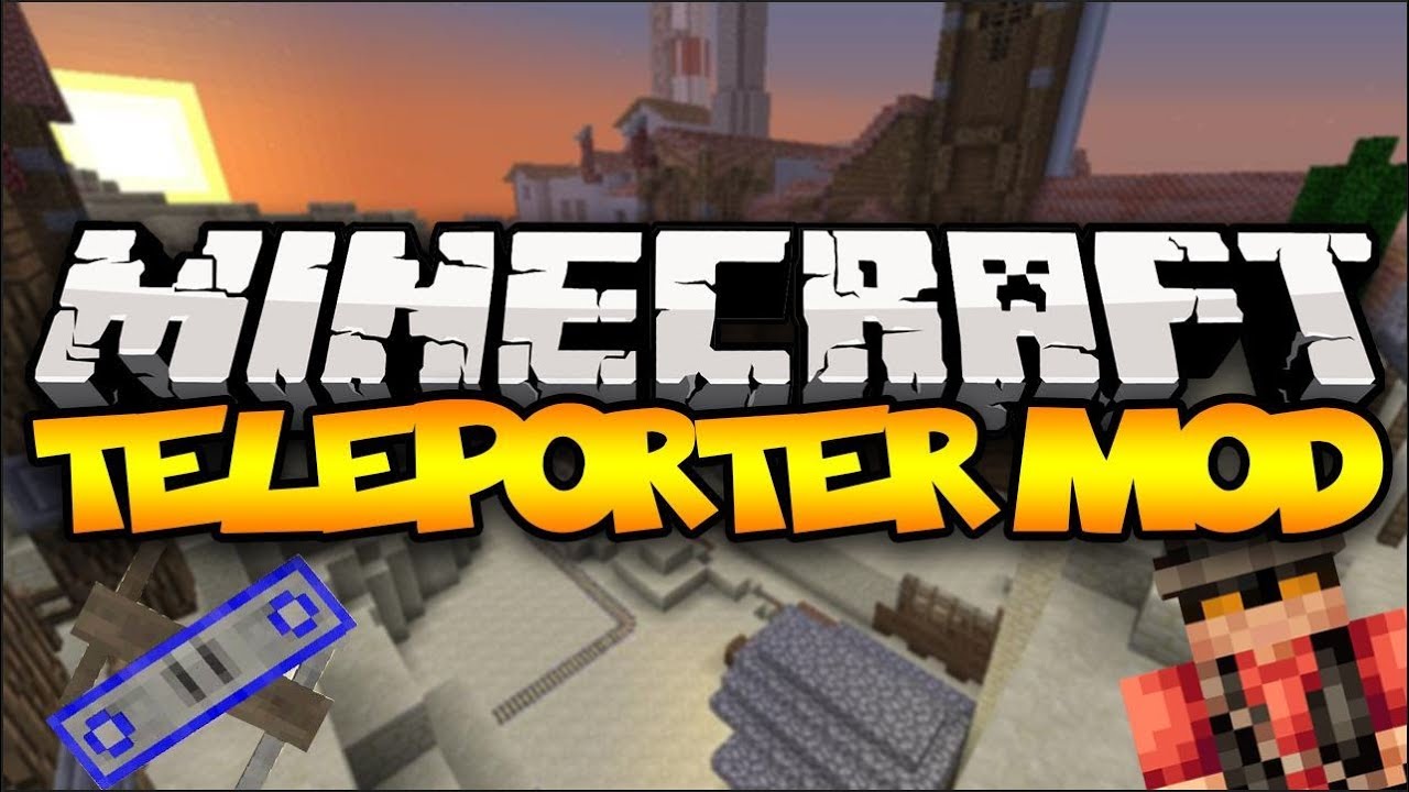 Minecraft Teleporting Tf2 Teleporter Mod Showcase Youtube