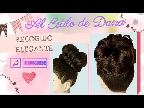Peinado Fácil Recogido Elegante Youtube