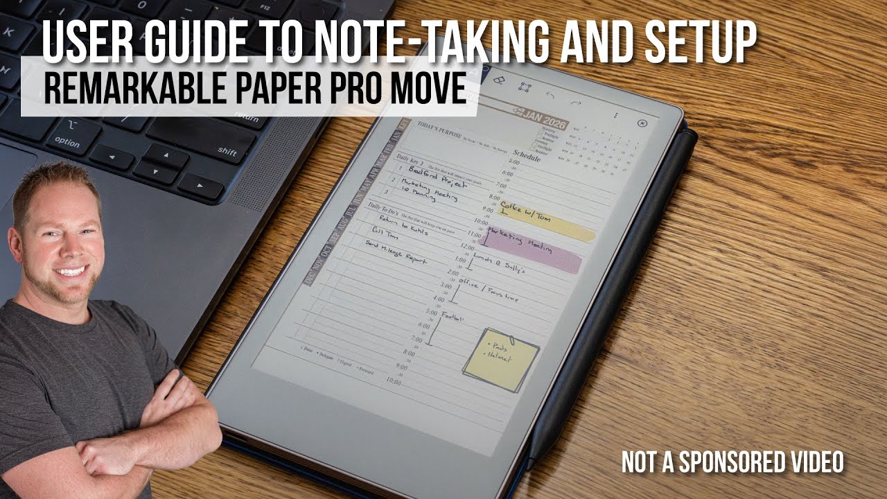 How To Use The Remarkable Paper Pro Move For Note Taking Part 3 Youtube