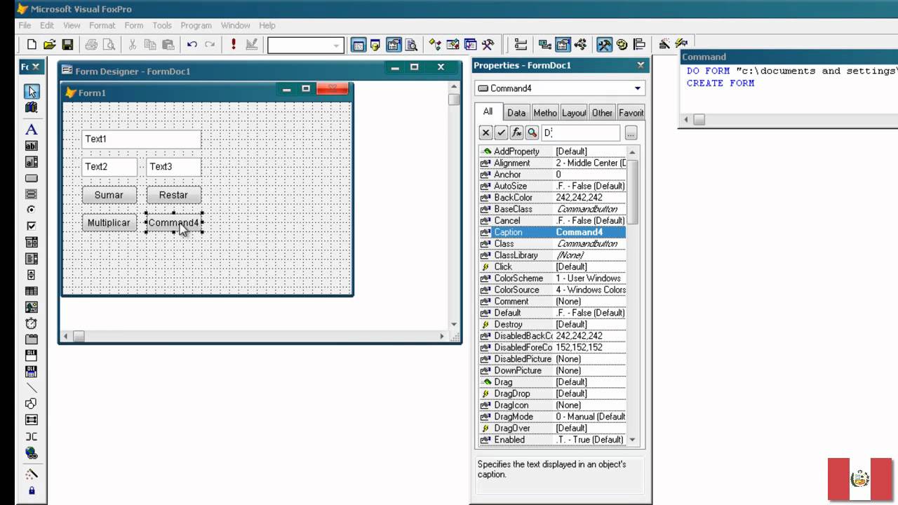 Visual Foxpro 9 0 Sencilla Aplicacion Youtube