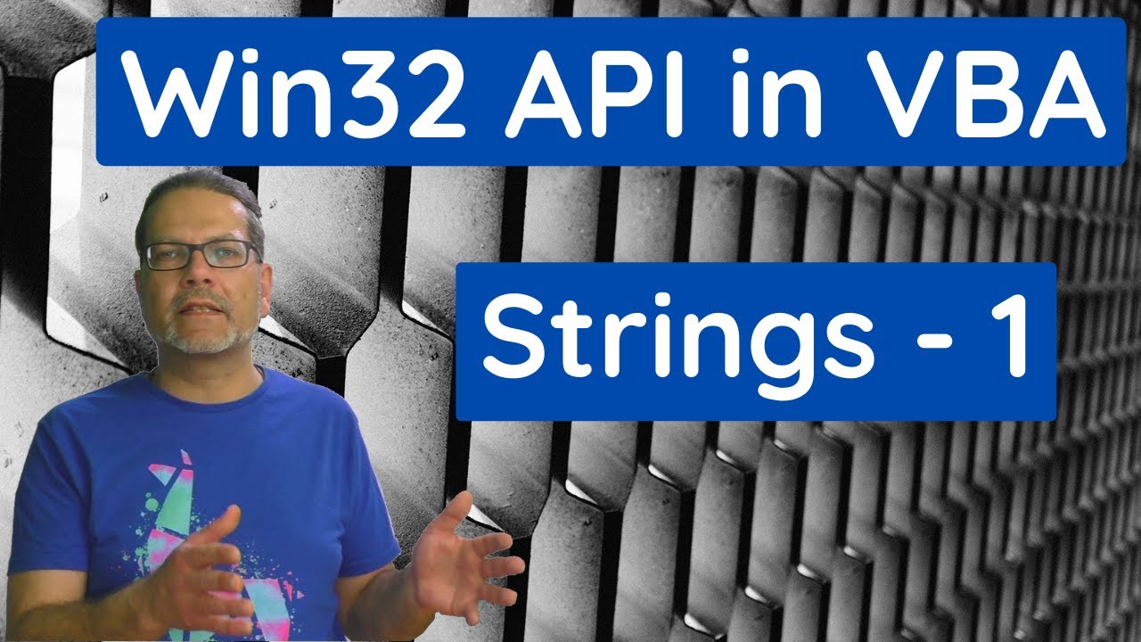 Windows Api In Vba Strings Teil 1 Youtube