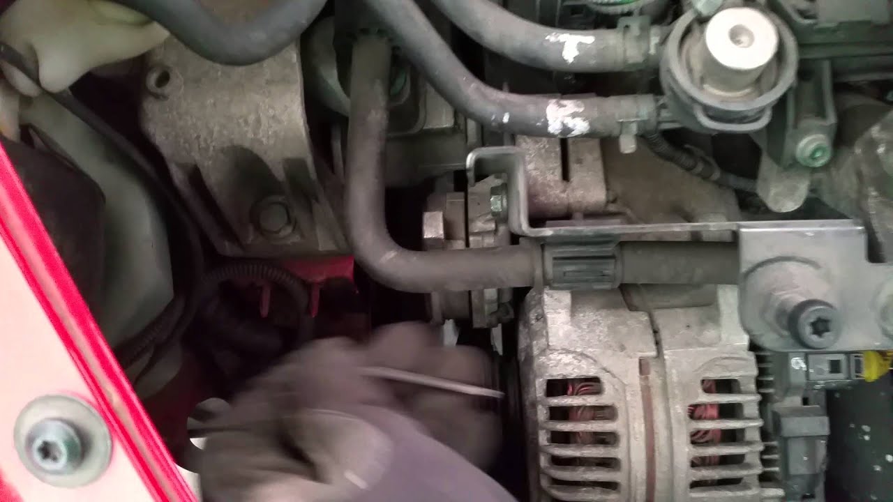 2001 Vw Beetle Alternator Removal Part 1 Youtube