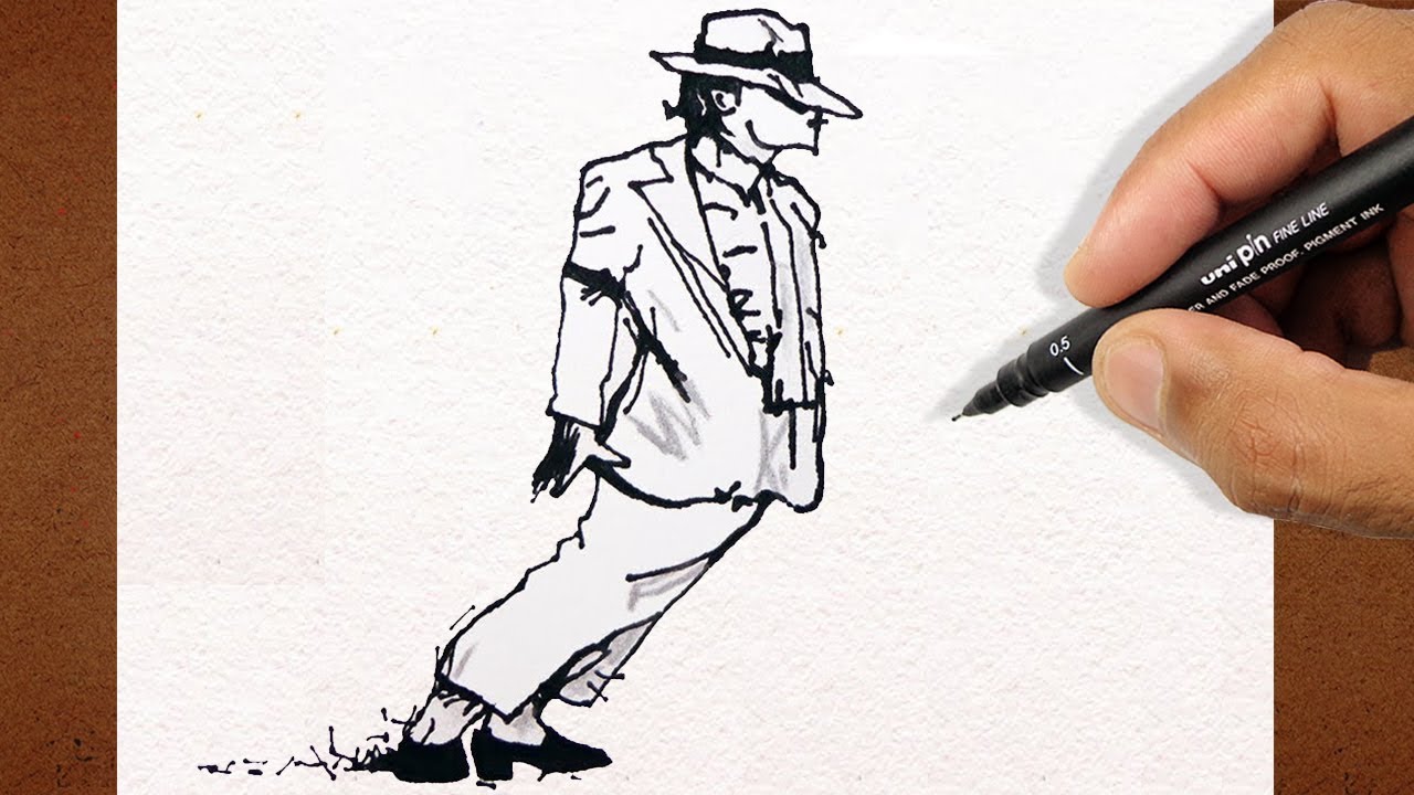 Como Desenhar Michael Jackson Smooth Criminal Youtube