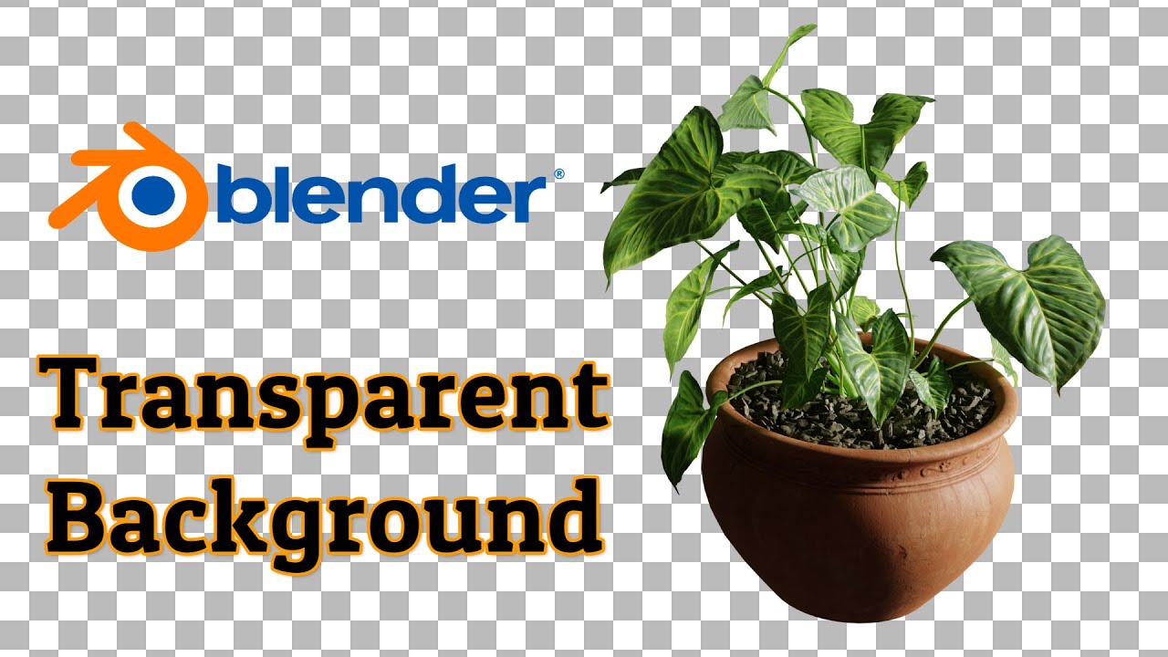 How To Render With A Transparent Background In Blender