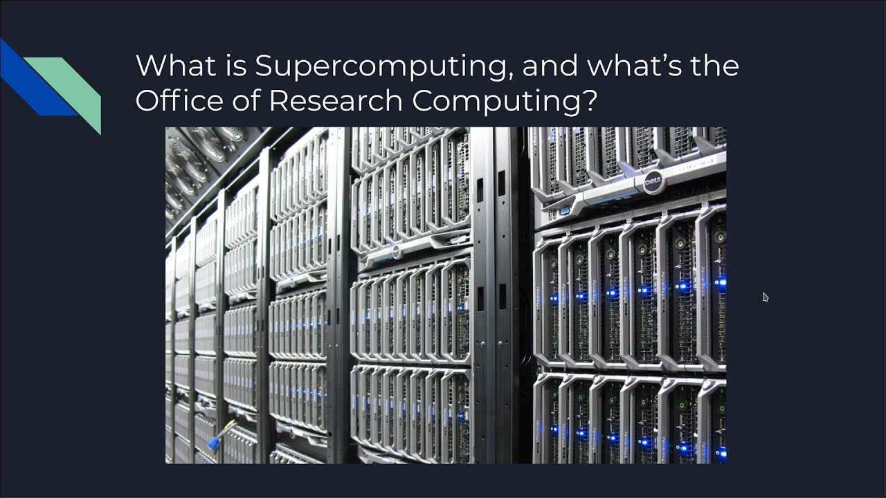2020 Seminar Series Intro To Supercomputing Youtube
