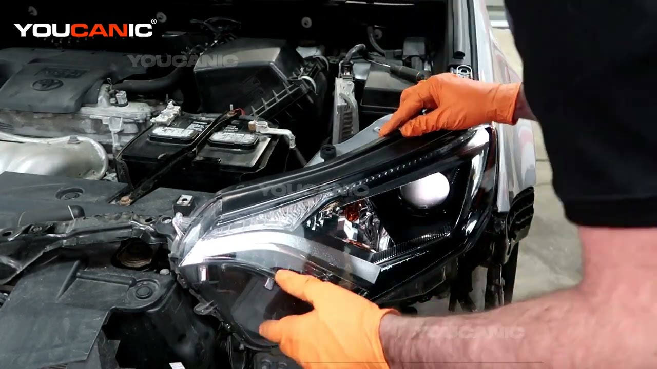 2013 2018 Toyota Rav4 Headlight Assembly Installation Youtube