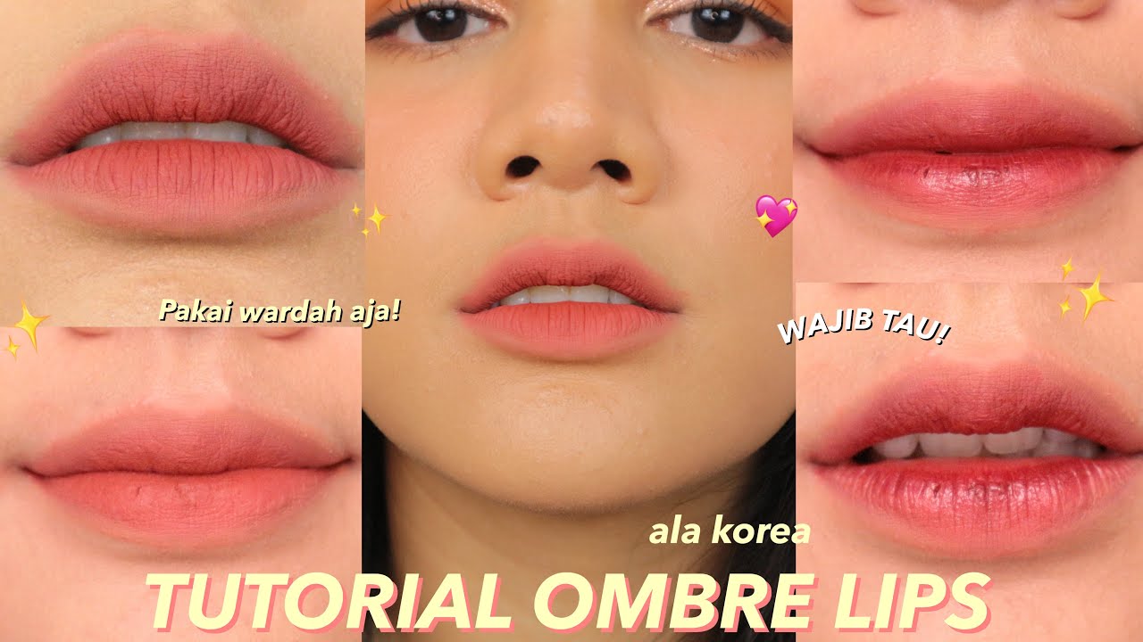 Tutorial Ombre Lips Ala Korea Gradient Lips Youtube