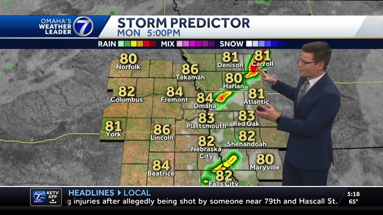 Severe Storms Possible Monday Afternoon Evening In Omaha Area Youtube