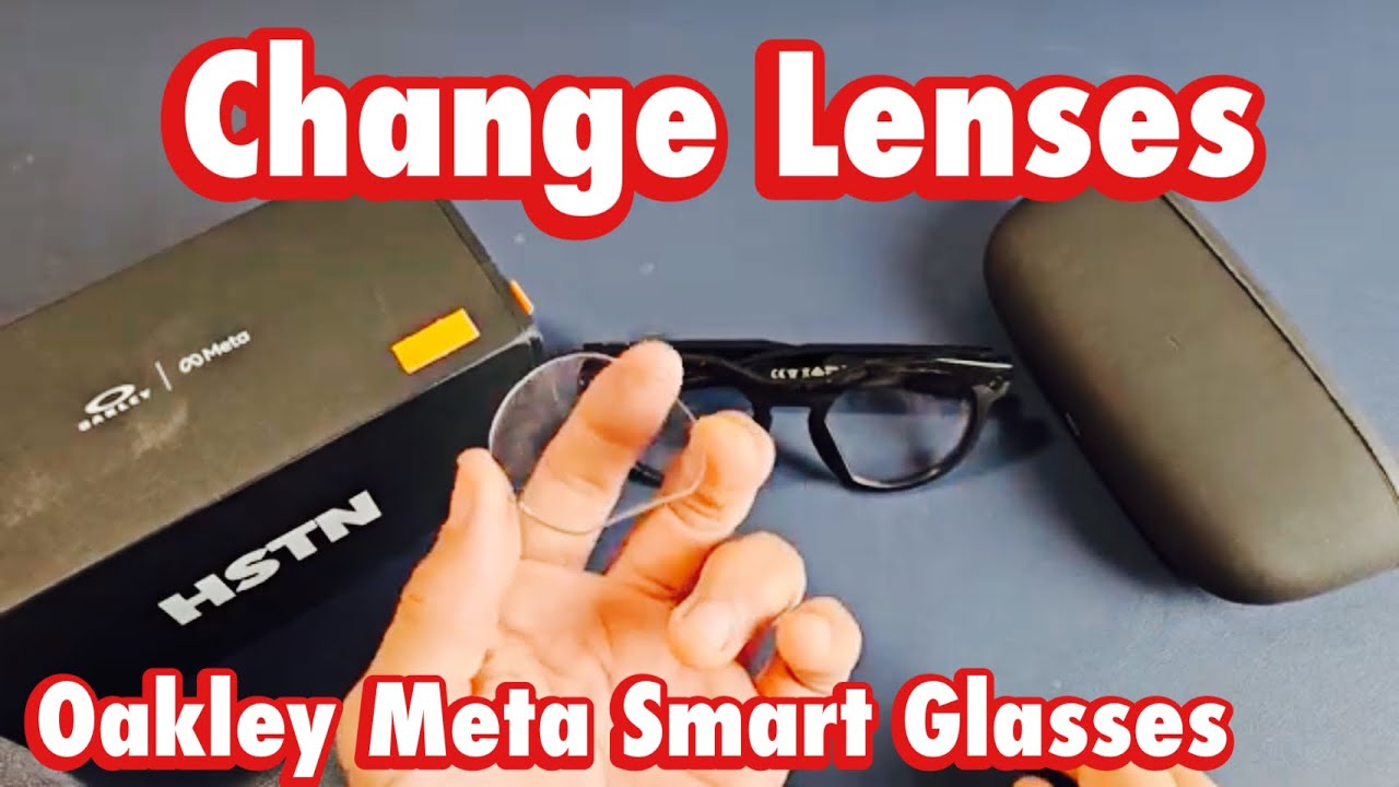 Oakley Meta Smart Glasses Lenses How To Remove Put Back In Youtube