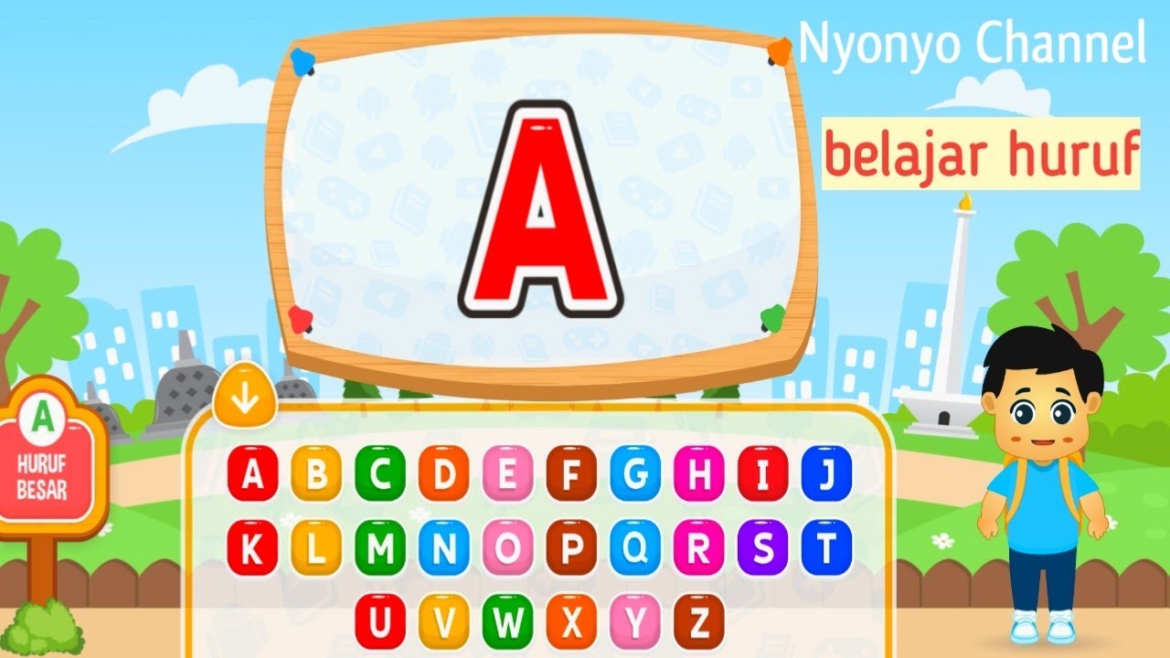 Belajar Huruf Abjad Alfabet Abcd Bahasa Indonesia Untuk Anak Tk Youtube ...
