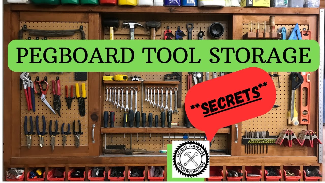 Pegboard Tool Storage Secrets Youtube