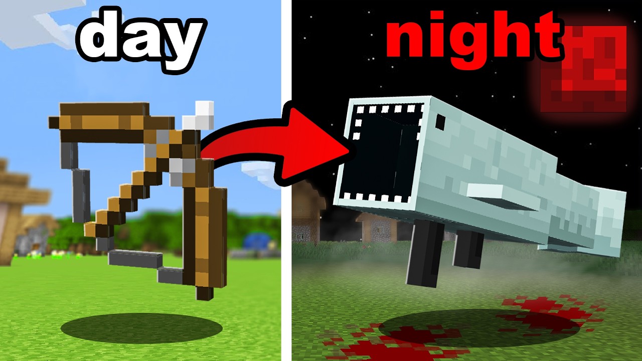 I Made Your Crazy Weapons In Minecraft Youtube