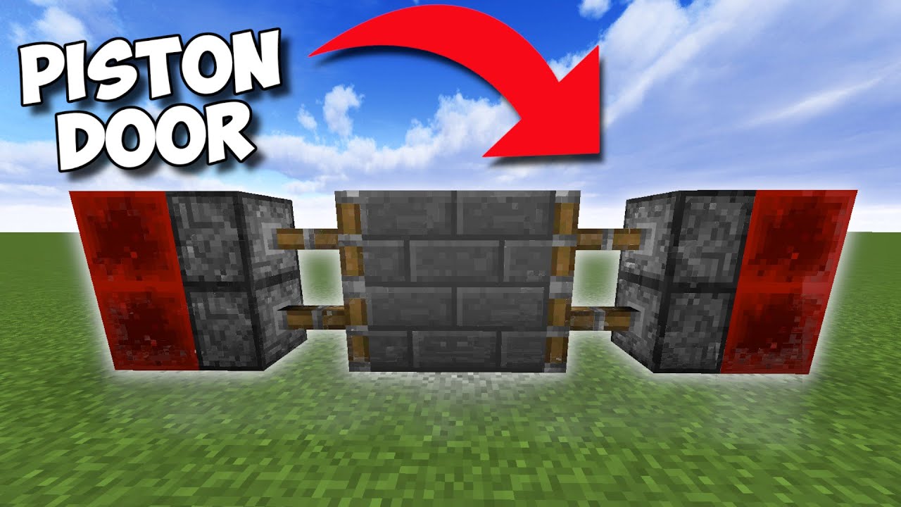 How To Make Sticky Piston Doors In Minecraft Hæ á Ng Dáº N Chi Tiáº T Tá Ng Bæ á C