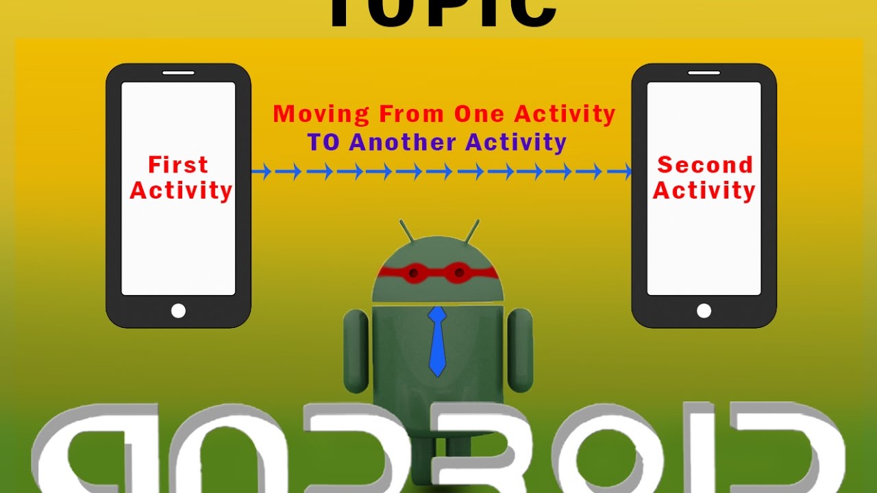 One Activity To Another Activity In Android Studio 00 Youtube