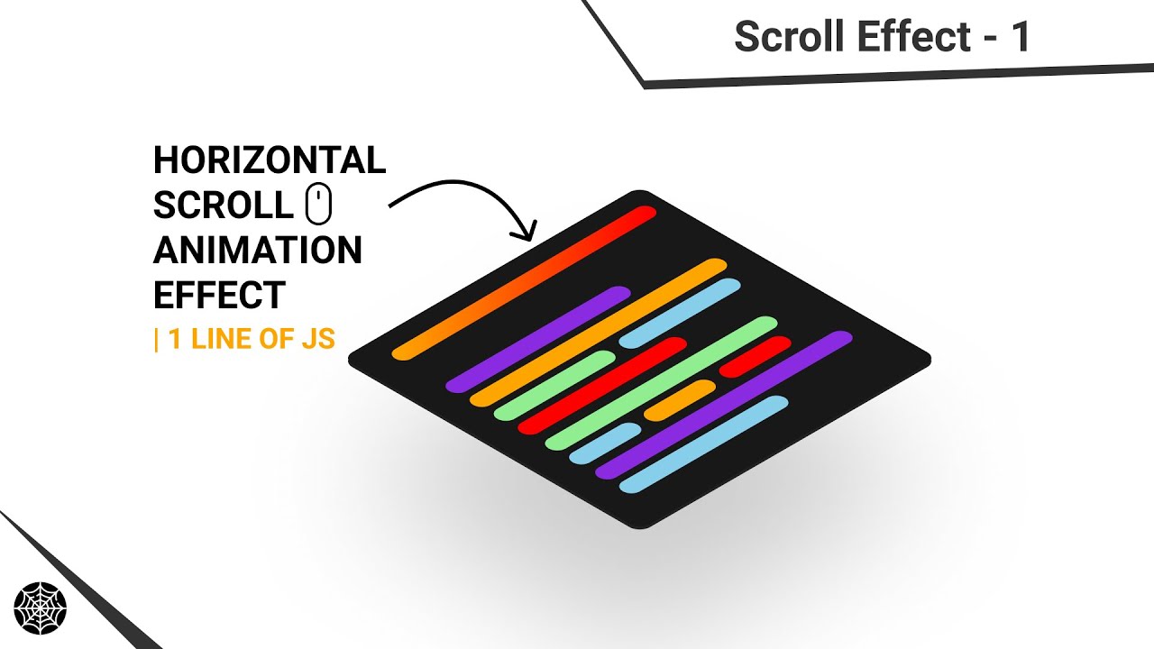How To Create Smooth Horizontal Scroll Effect Scroll Effect Animation
