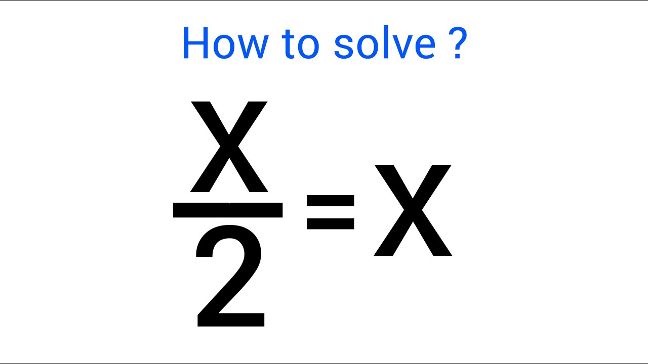 A Nice Algebra Equation Youtube