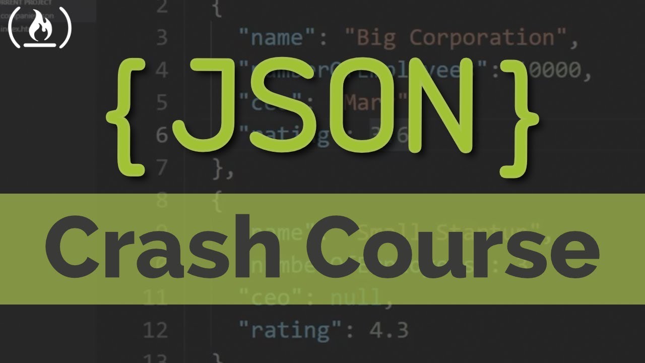 Learn Json Full Crash Course For Beginners Youtube